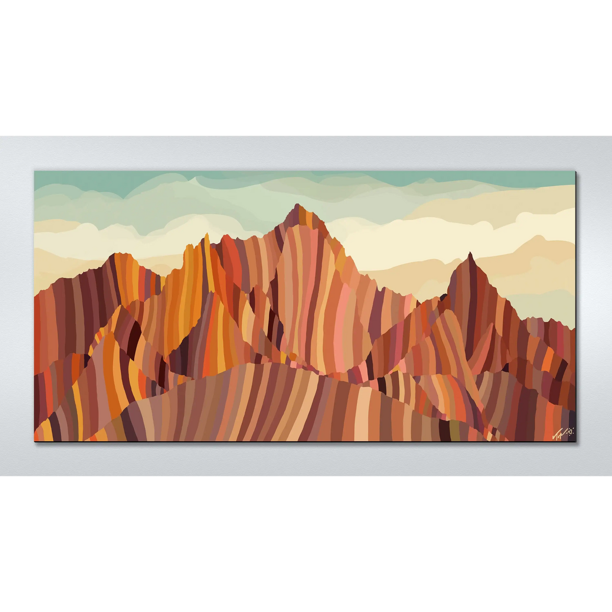 Badlands National Park - Landscape Painting by Artist Topher Straus ...