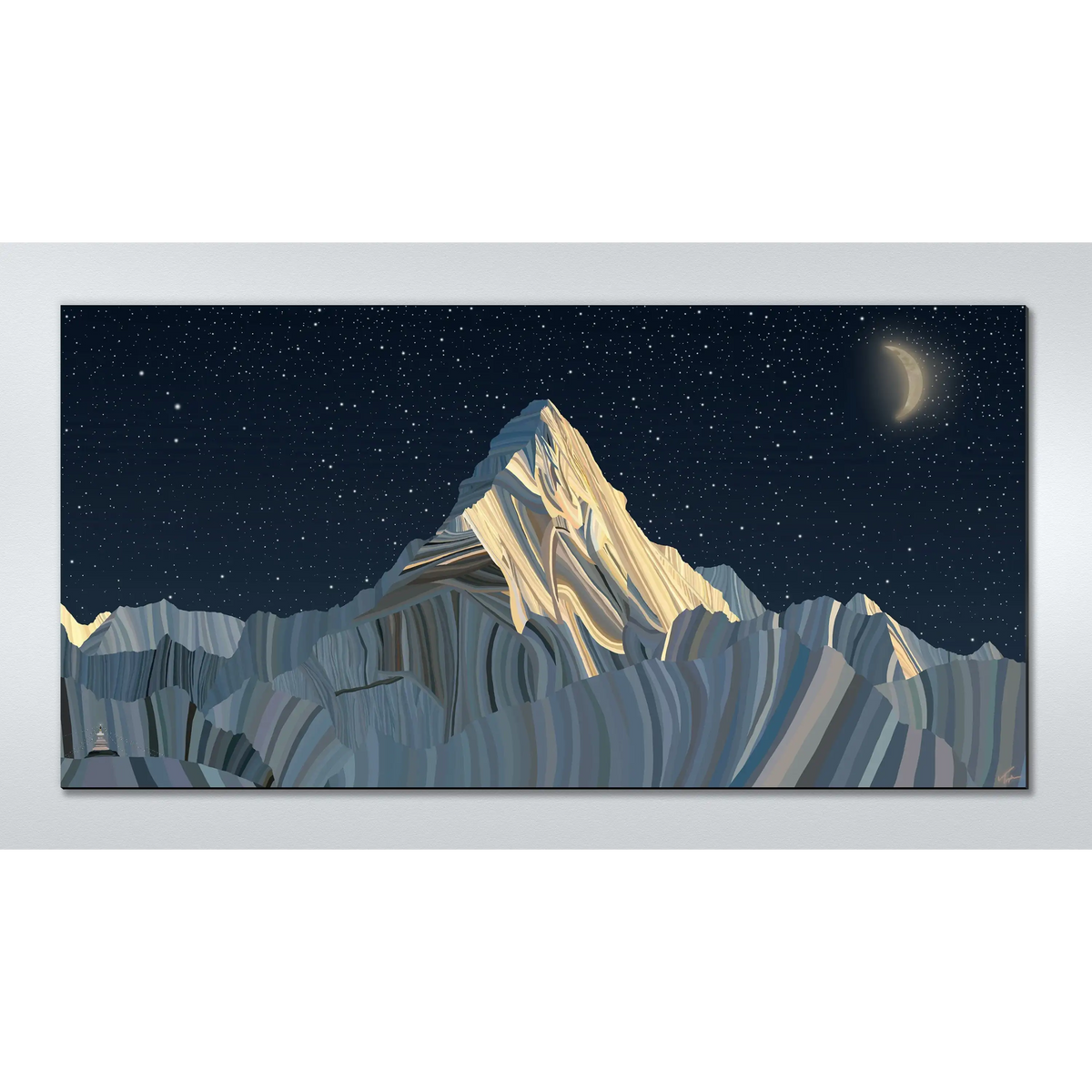 EVEREST. Fine Art. Original painting by Topher Straus – Topher Straus ...