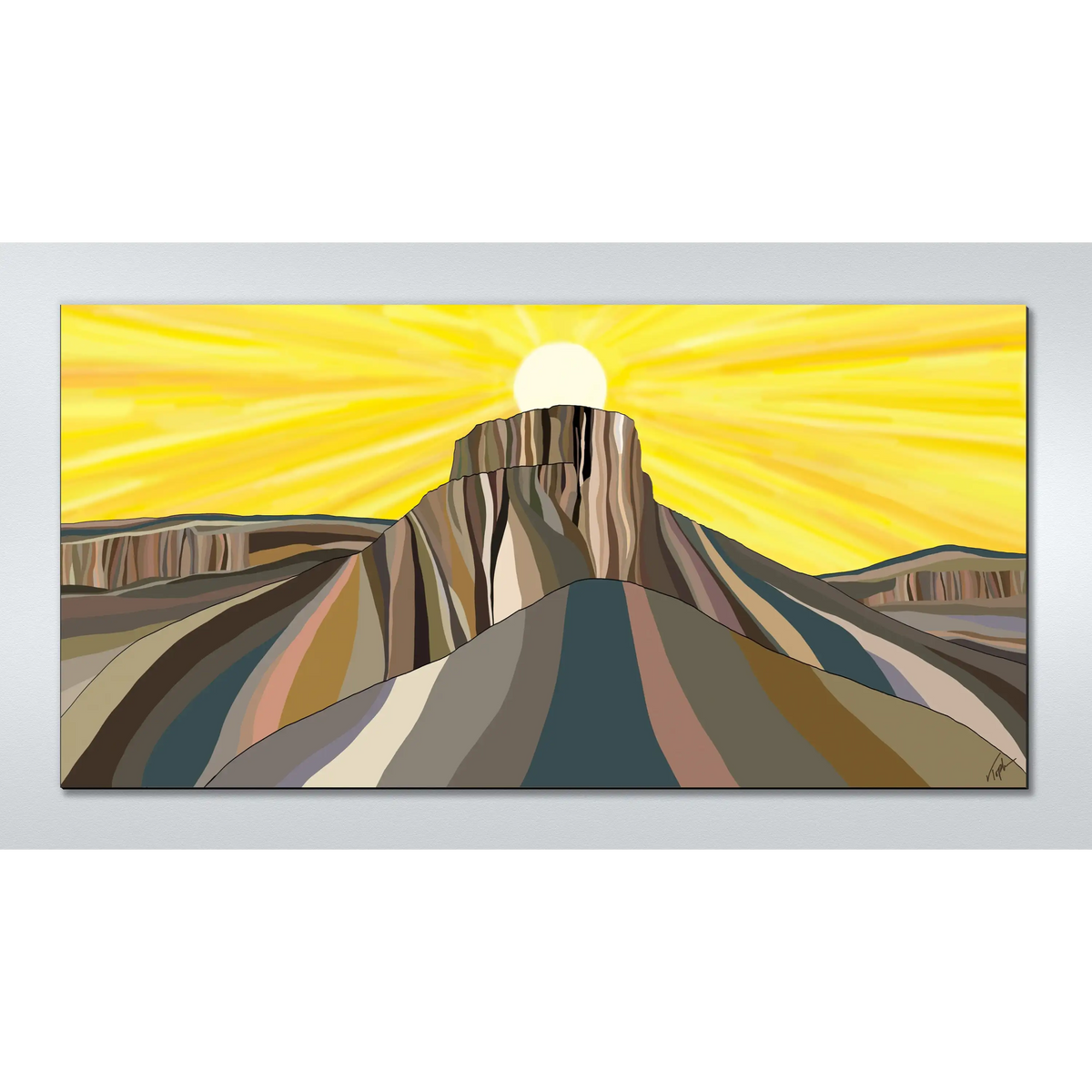 GOLDEN SUN. Colorado Fine Art. Original painting by Topher Straus ...