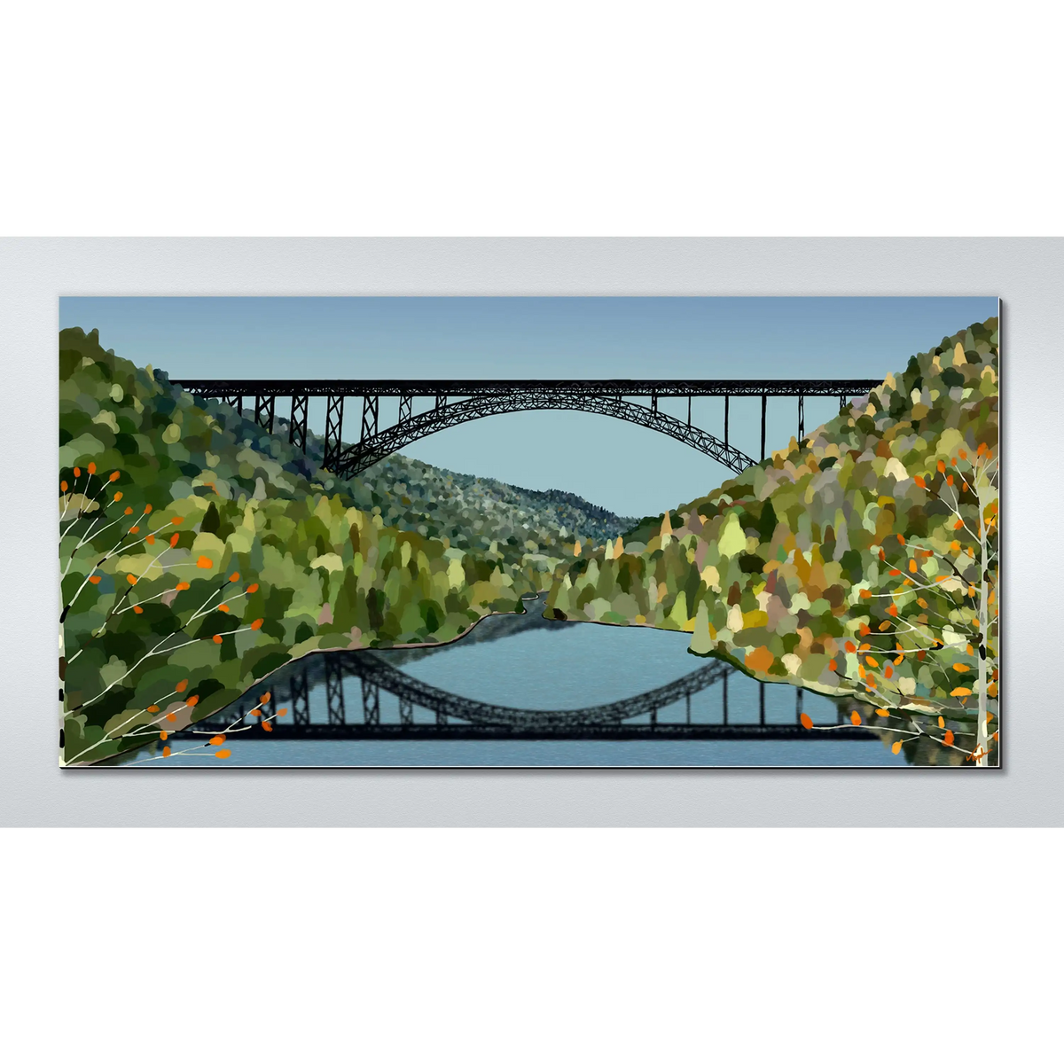 New River Gorge National Park - Landscape Painting by Artist Topher ...