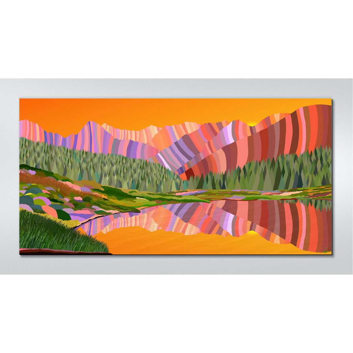 THE GRAND TRAVERSE. Fine Art. Original painting by Topher Straus ...