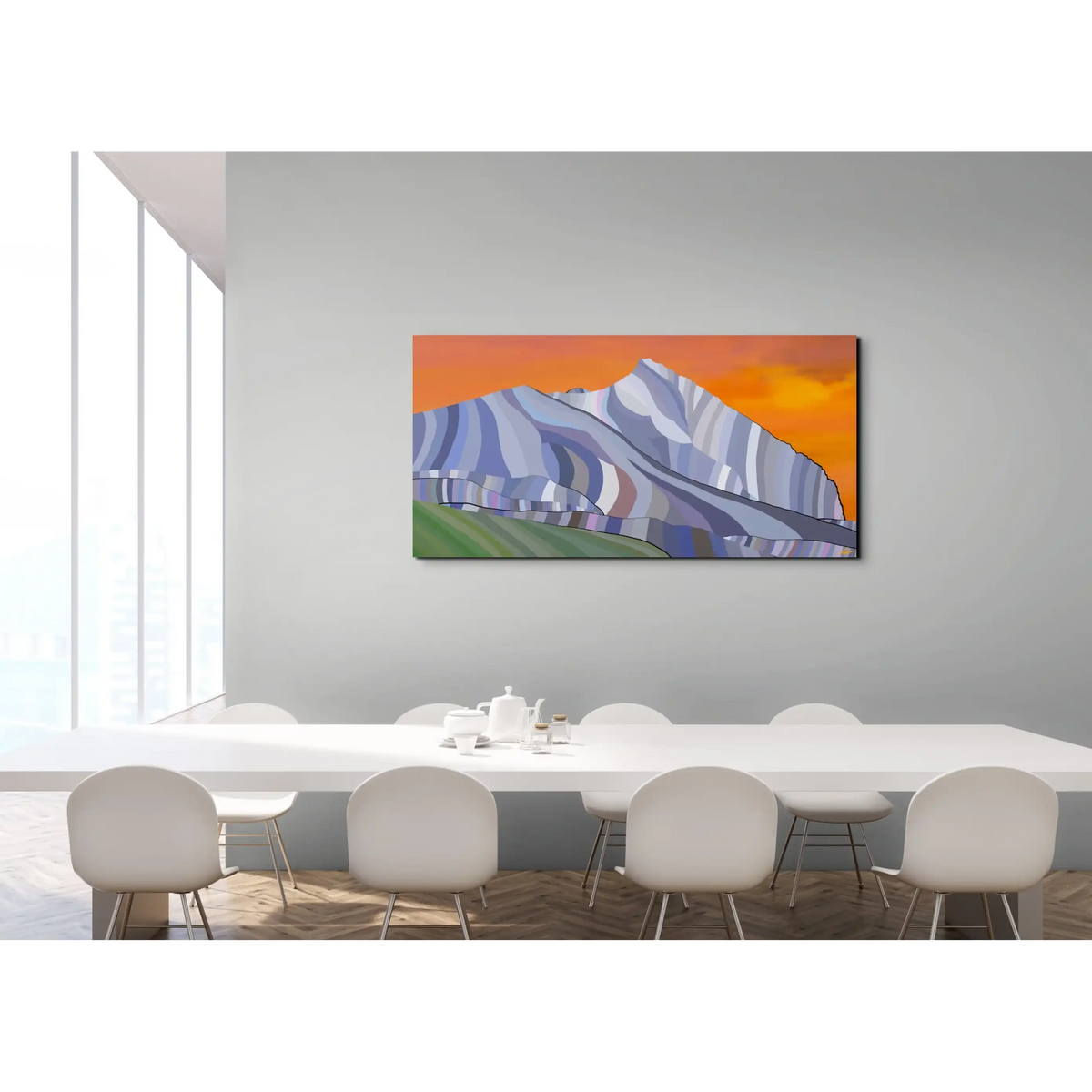 CRESTED BUTTE ALPENGLOW. Fine Art. Original painting by Topher Straus ...