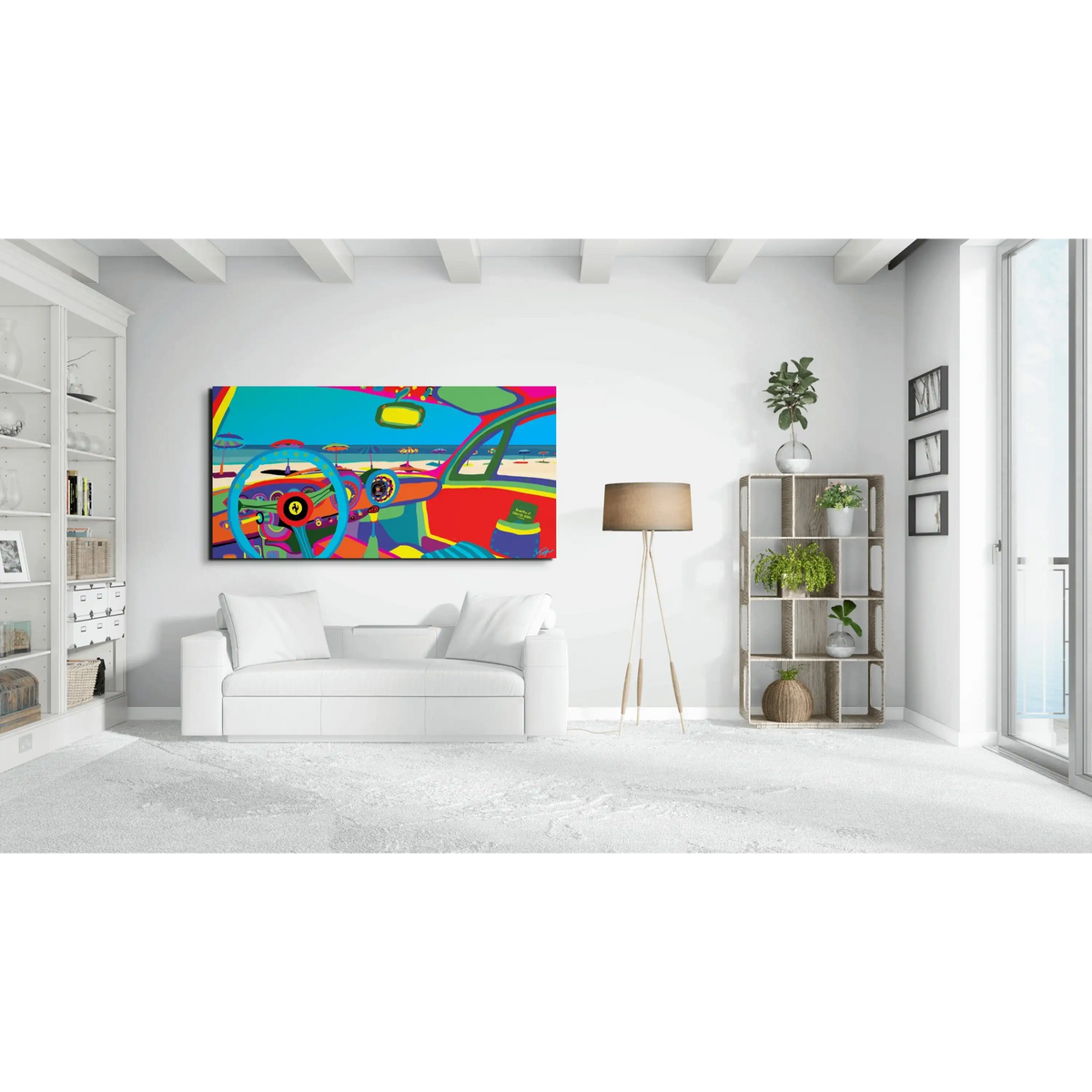 Ocean Drive Miami Painting by Colorado Artist Topher Straus – Topher ...
